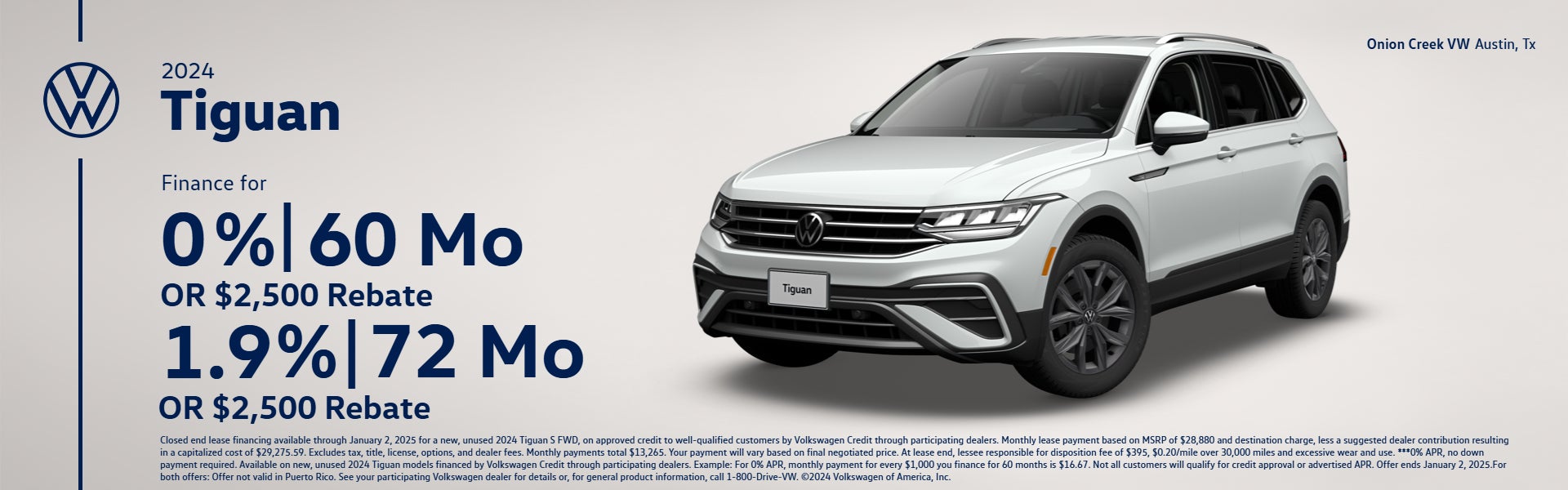 Home | Volkswagen Dealership in Austin, TX | Onion Creek Volkswagen